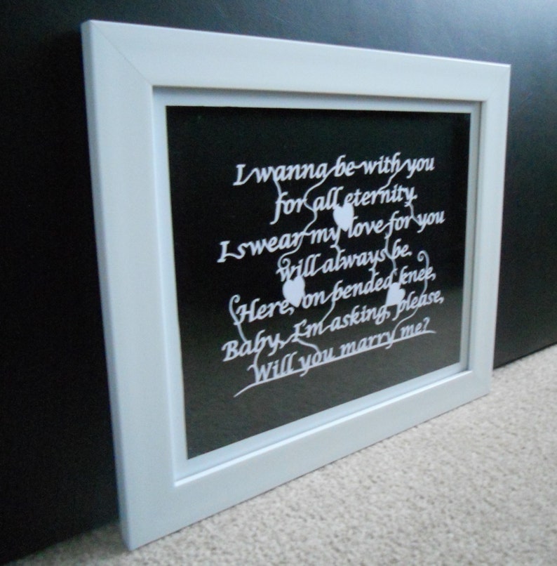 Song Lyric Paper Cutting Art Designs - Etsy