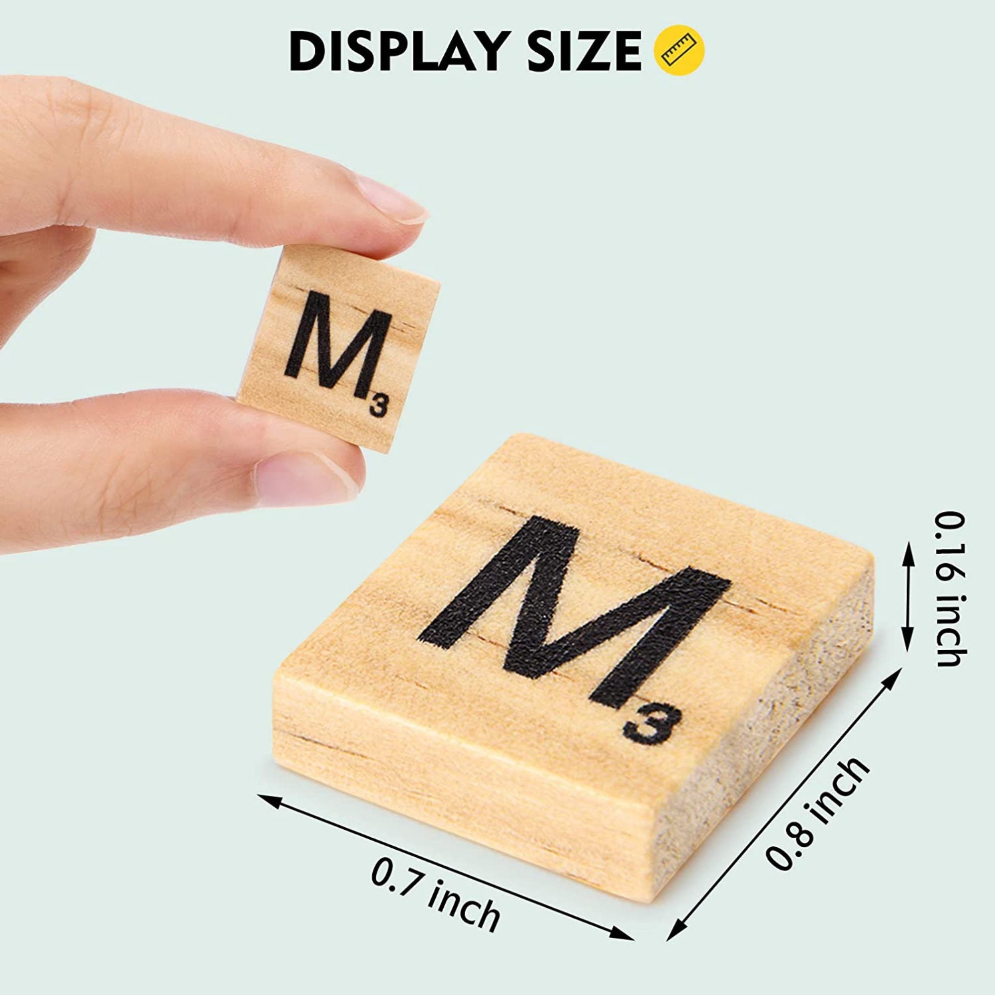 Scrabble Letters Extra Letters Wooden Letter Boards Square Letters ...