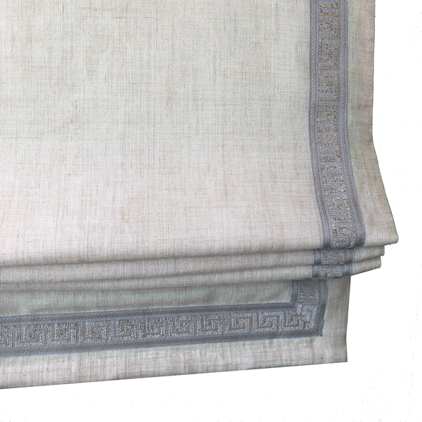 Faux Roman Shade Greek Key - Etsy