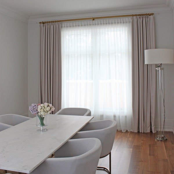 French Pleat Curtains - Etsy