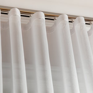 Ripple-fold Style, "grenoble" Sheer, Sheer Drapery Available in ...