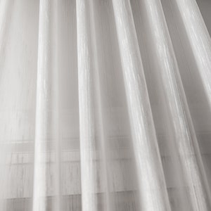 S-fold Sheer Drapery, Custom Made Ripple Fold Style Sheer, Sheer ...
