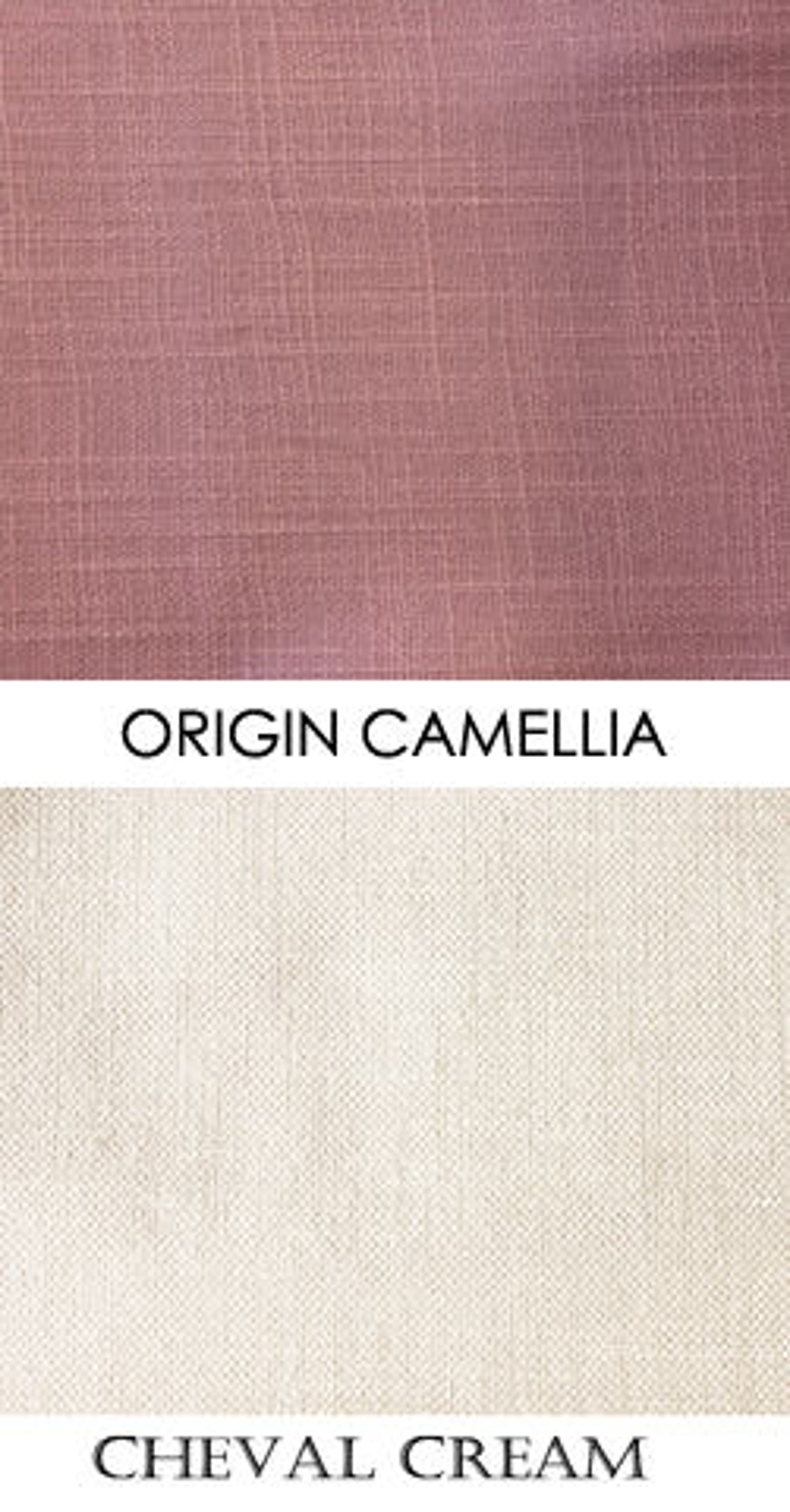 Custom Linen Roman Shade, Cream Camellia Border, Window Treatment - Etsy