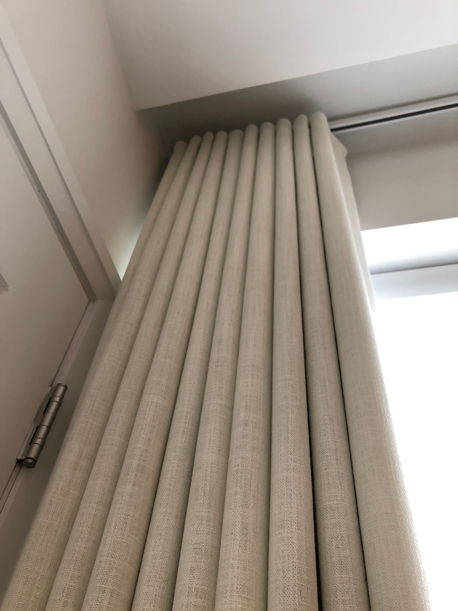 Custom Made Ripple Fold Style Drapery Linen Drapery Toronto - Etsy