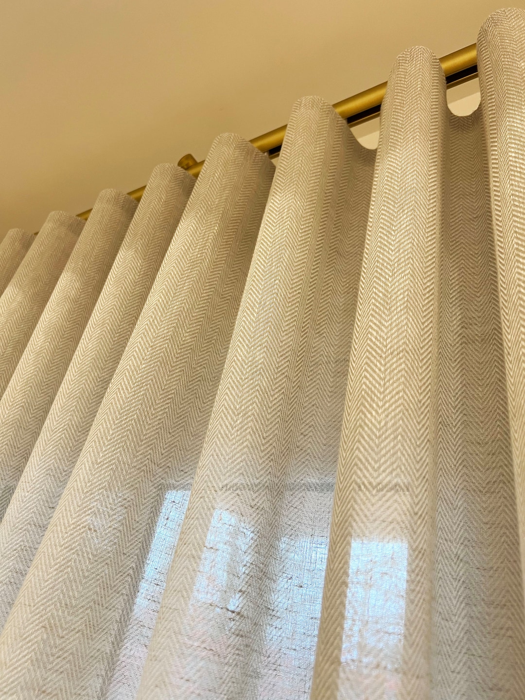 Custom Ripple Fold Style Sheer, Eco-friendly Fabric 'rainfall ...
