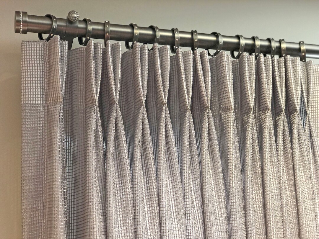 Sheer Curtains With Lining, Sheer Drapery Lynx for Privacy, Double ...