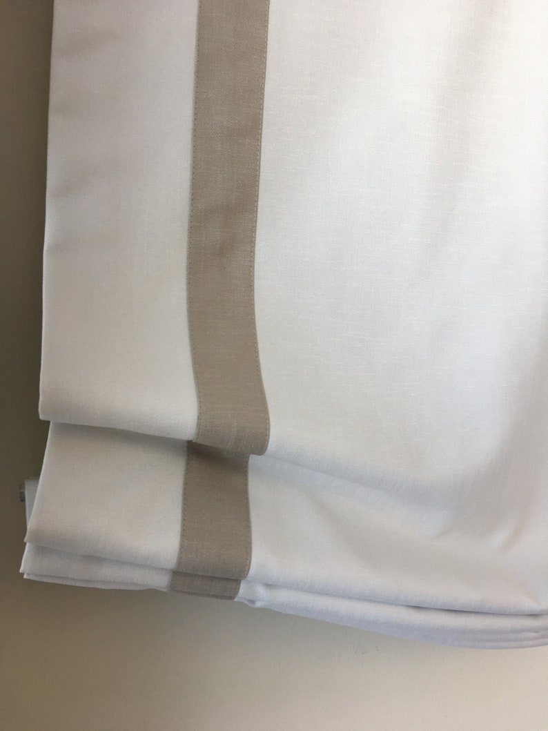 Custom Roman Shades Linen Roman Shades Cheval Natural With - Etsy