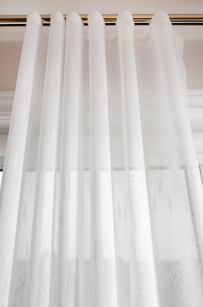 Ripple Fold "marbella" Sheer Drapery, Custom Made S-fold Sheer Curtain ...