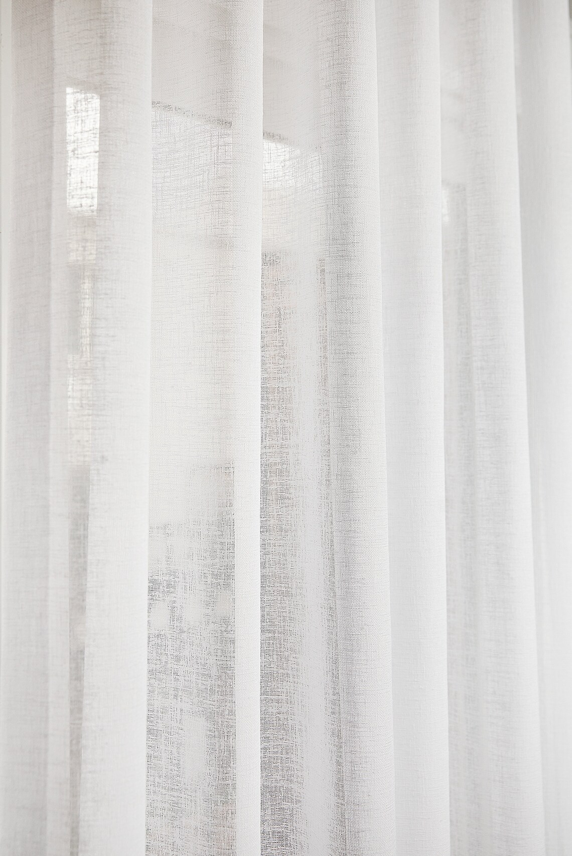 Pleated Drapery, Sheer Curtains “berlin”, Window Sheers, White Sheer ...