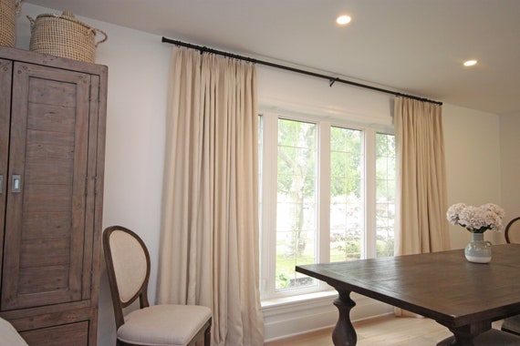 Linen Drapery Custom Curtains tuscany French - Etsy