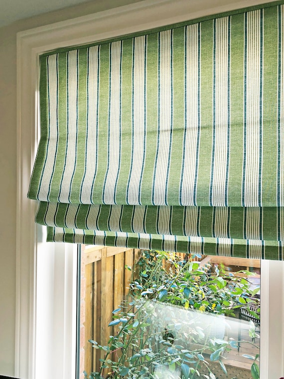 Custom Order: Relaxed Roman Shades With Chain Mechanism | Etsy