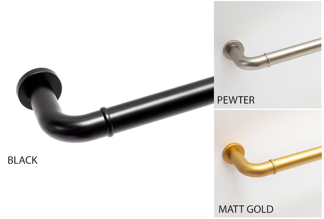 French Return Curtain Rod, Conventional Rod, Traverse Rod, Rod for ...