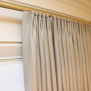 Pleated Curtain Track Rod, Vanessa Channel, Various Colors & Sizes - Etsy