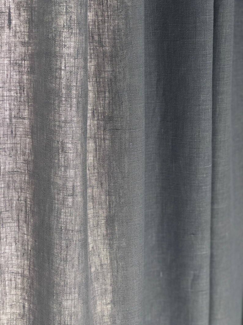 Custom Made Linen S-fold Style Drapery Ripple Fold Curtains - Etsy Canada