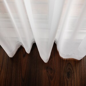 Pleated Voile Drapery, Sheer Curtains "empire”, Window Sheers, Sheer ...