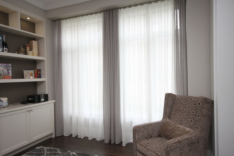 S-fold custom sheers ripple fold style sheer | Etsy