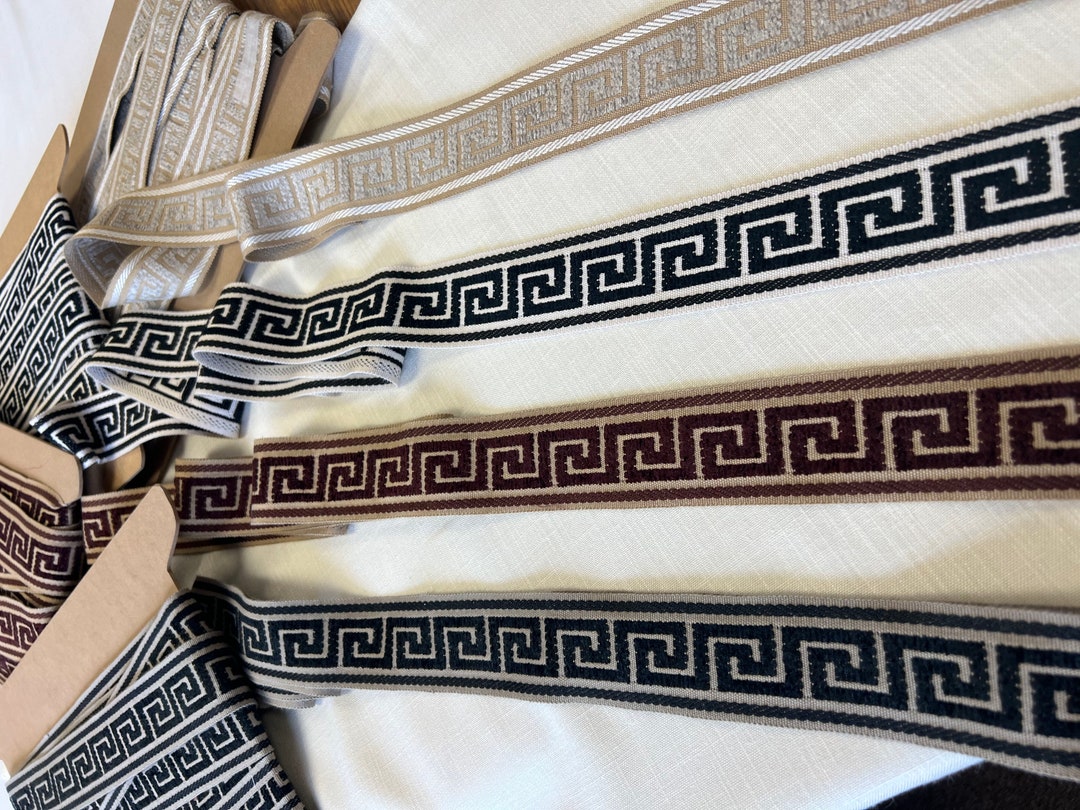 Greek Key Sewing Trim, Modern Decorative Gimp, 2" Wide - Etsy