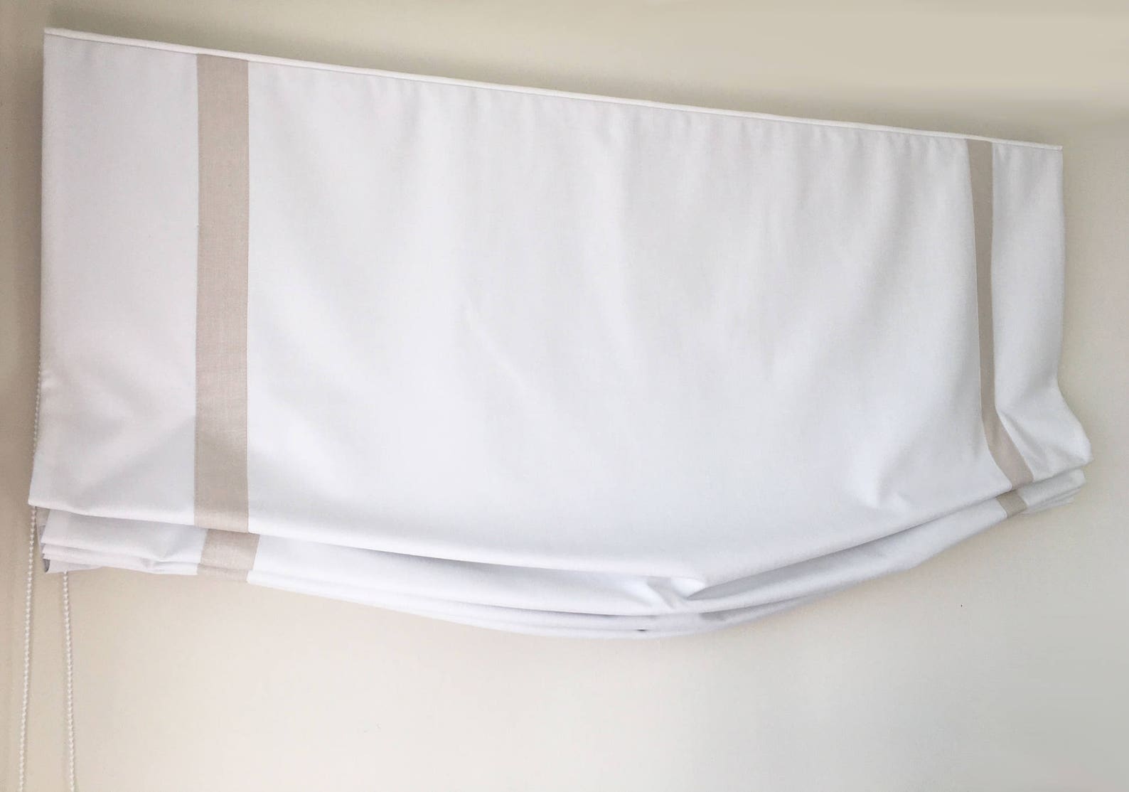 Custom Roman Shades Roman Shades for Windows Tuscany Oyster - Etsy