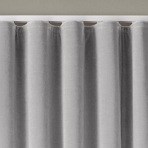 Custom Made Velvet S-fold Style Drapery, Ripple Fold Curtains Zella ...