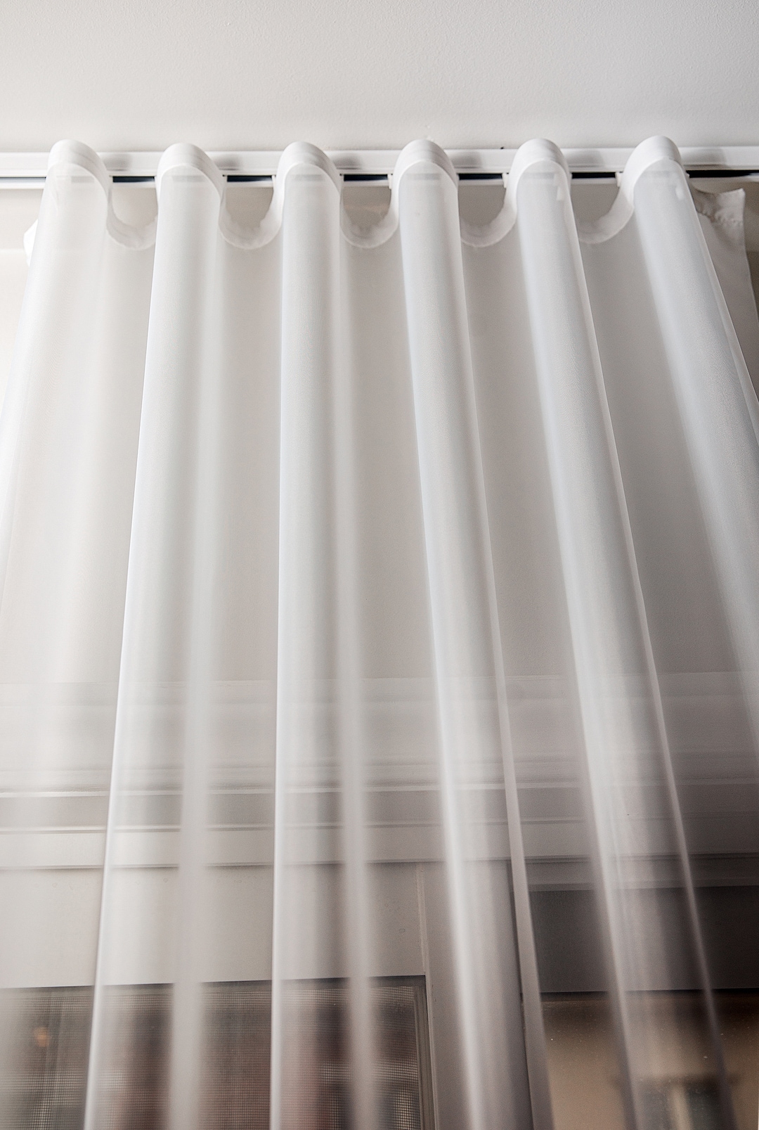 Custom Sheer, Sheer Fabric Voile, Ripple-fold Style Sheer, S-fold Style ...
