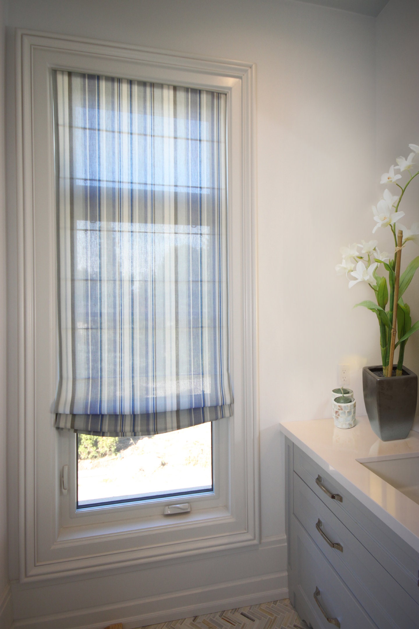 European Relaxed Roman Shade oliver65 Custom | Etsy