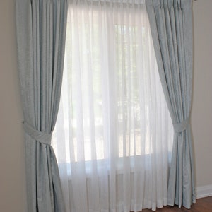 Custom Sheer, Pleated Sheer Drapery “lugano”, Window Sheers, Custom ...