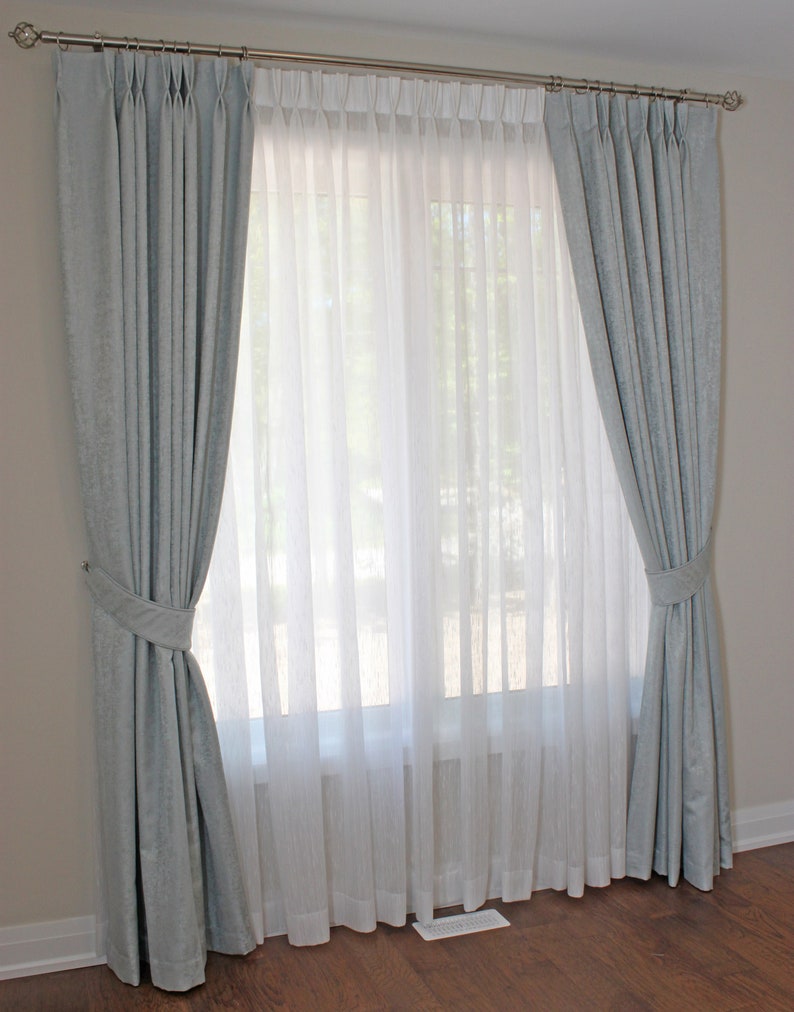 Custom Sheer, Pleated Sheer Drapery “lugano”, Window Sheers, Custom ...