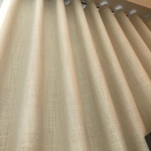 Custom Made Ripple Fold Style Drapery, Linen Drapery Toronto With ...
