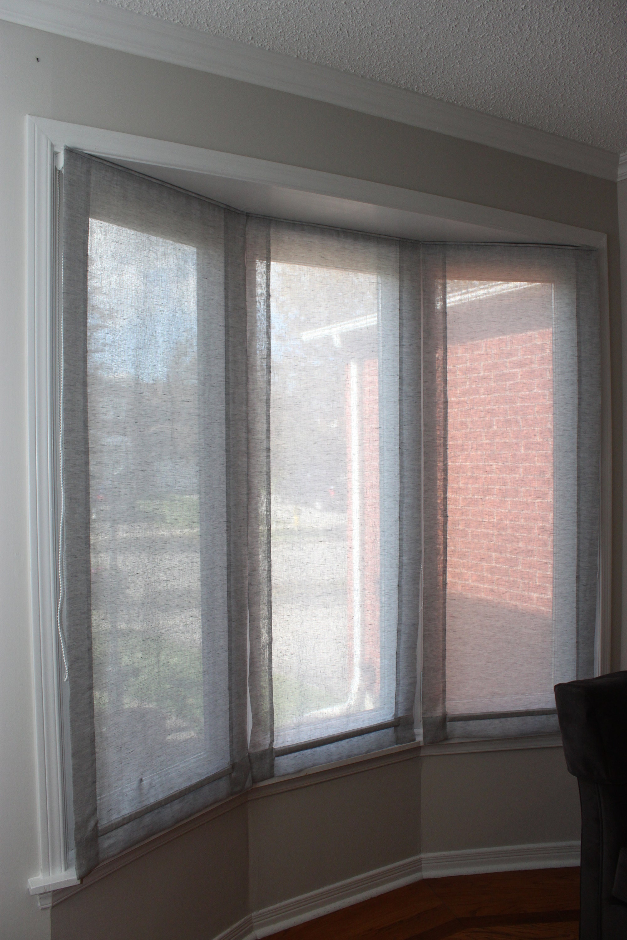 Custom Relaxed Roman Shades Linen Utopia 100% Sheer Linen - Etsy Canada