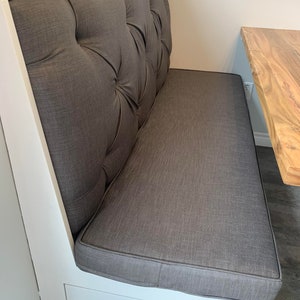 Custom Order: Seat and Back Cushions, Tufted Back Cushion, Seat Cushion ...