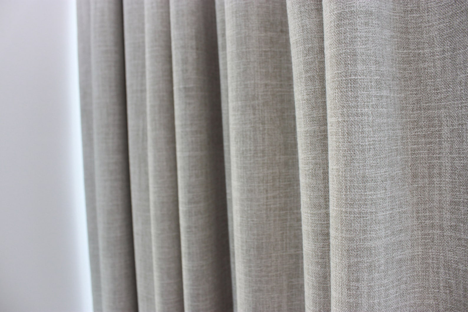 Custom Made Ripple Fold Style Drapery Linen Drapery Toronto | Etsy