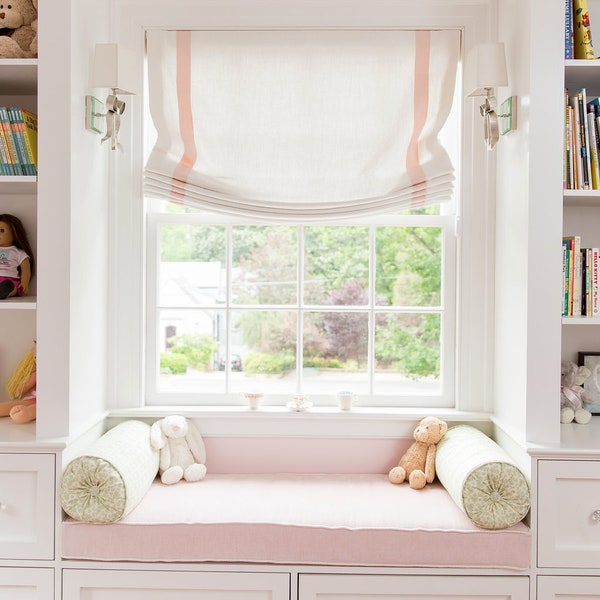 Pink Roman Shades - Etsy