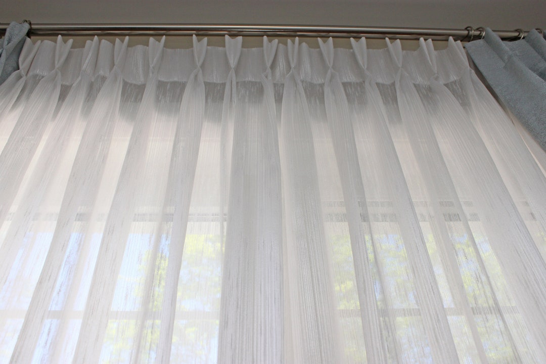 Custom Sheer, Pleated Sheer Drapery “lugano”, Window Sheers, Custom ...