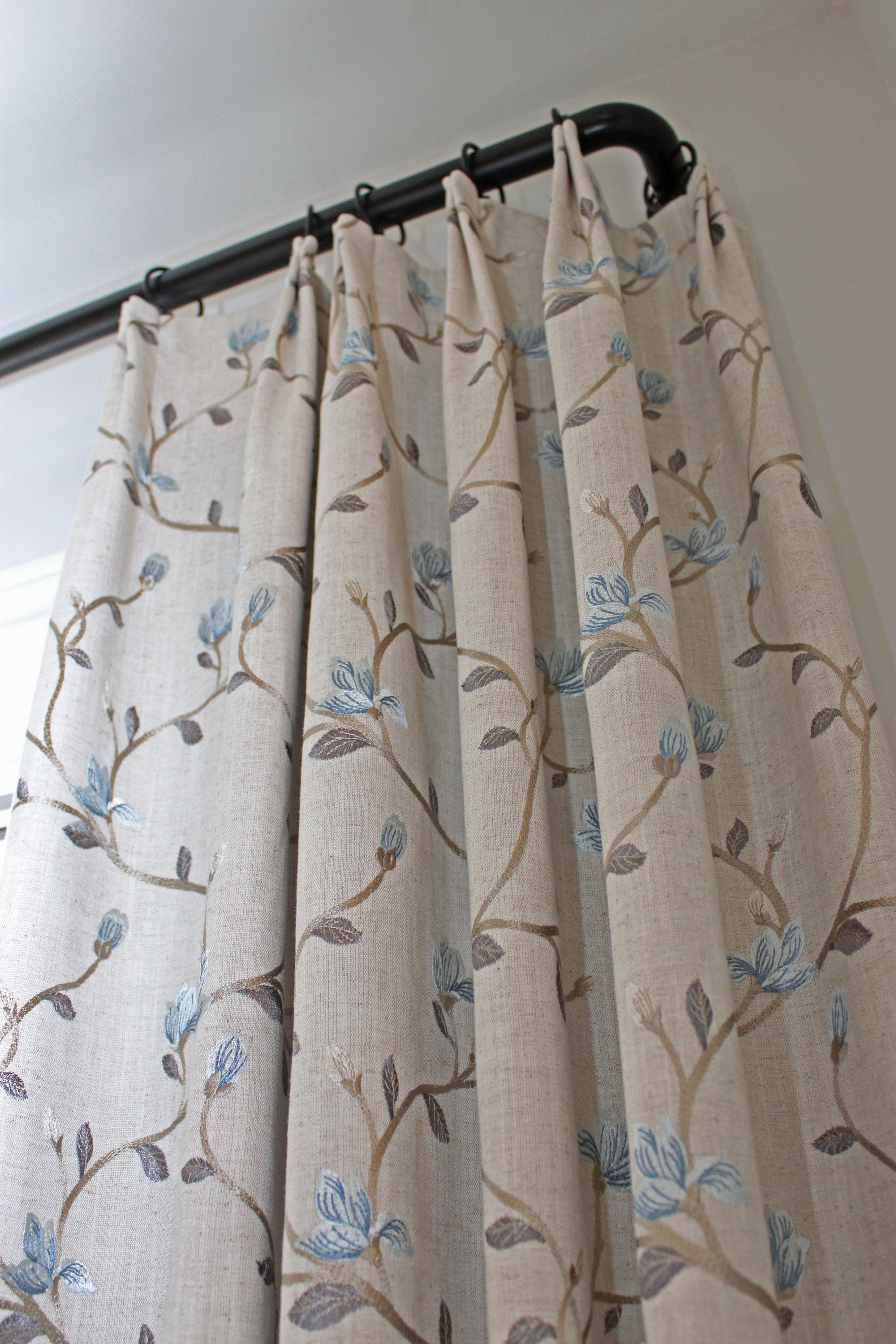 French Return Curtain Rod, Conventional Rod, Traverse Rod, Rod for ...