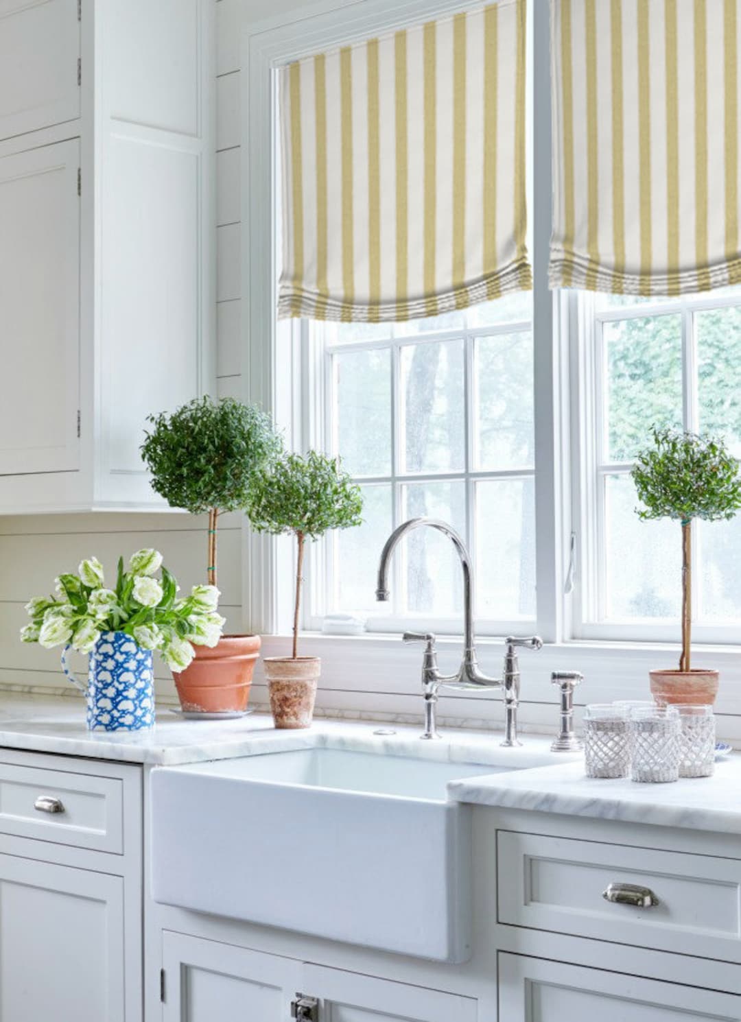 Roman shades for kitchen window store