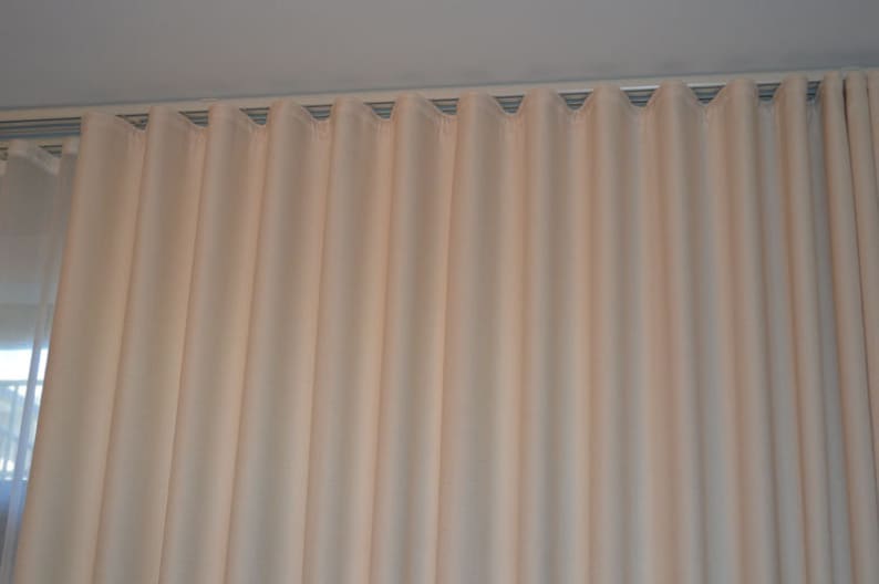 Custom Made Drapery Ripple Fold Style S-fold Drapery in - Etsy