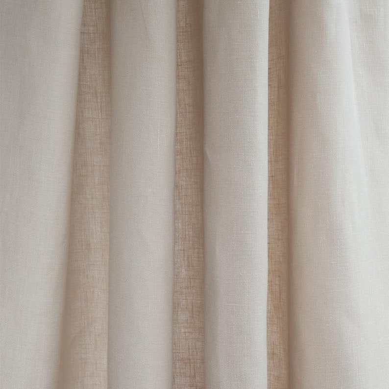 Custom Made Linen S-fold Style Drapery Ripple Fold Curtains - Etsy