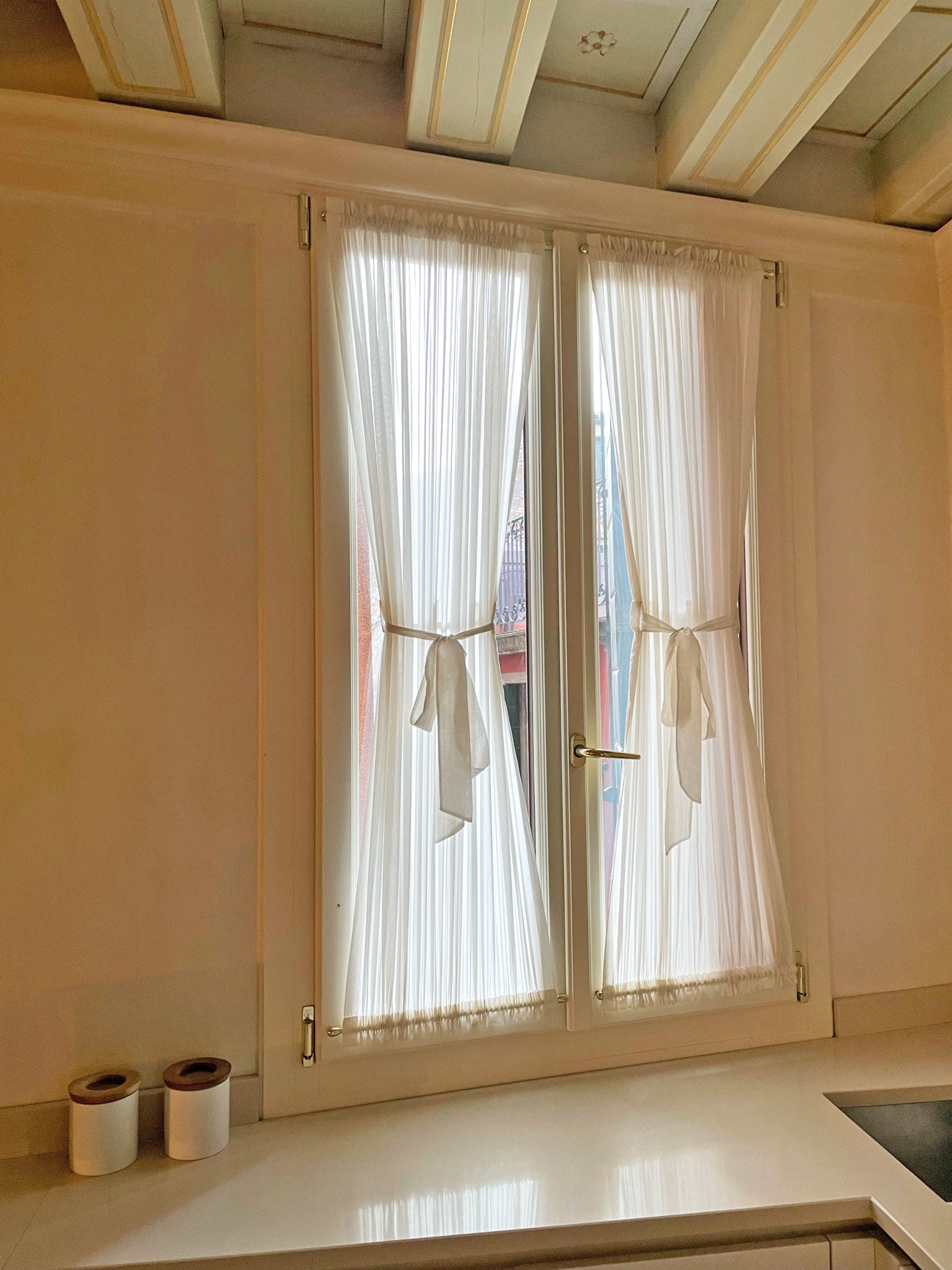 Custom Cafe Curtains, Sheer Curtain Kidman, Curtain for Windows and ...