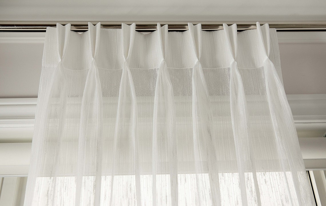 Custom Sheer, Pleated Sheer Drapery “lugano”, Window Sheers, Custom ...