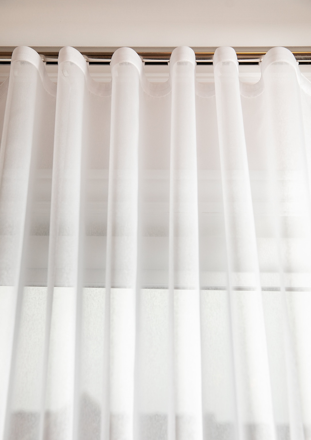 Ripple Fold "marbella" Sheer Drapery, Custom Made S-fold Sheer Curtain ...