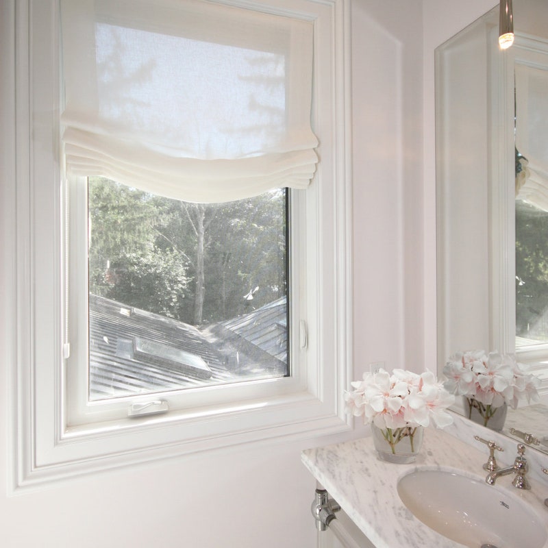 Sheer Custom Roman Shade - Etsy