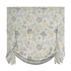Roman Shade for Windows, Custom London Shade, Cotton Blend Domingo ...