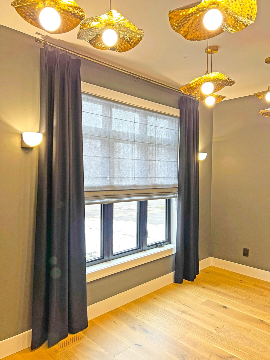 Custom Sheer Roman Shades, Shannon Relaxed Roman Shades, Shades With ...