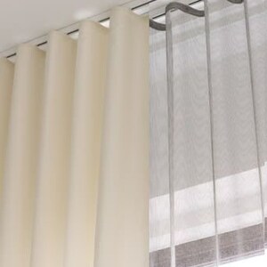 Custom Made Ripple Fold Style Drapery Linen Drapery Toronto | Etsy