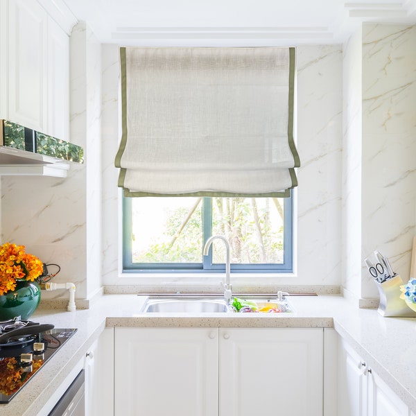 Relaxed Roman Shades - Etsy