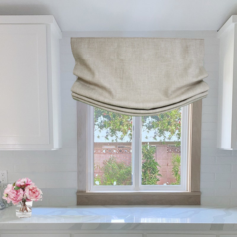 Relaxed Roman Shade - Etsy