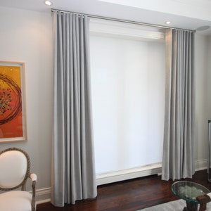 Custom Made Drapery, Ripple Fold Style, S-fold Drapery in Different ...