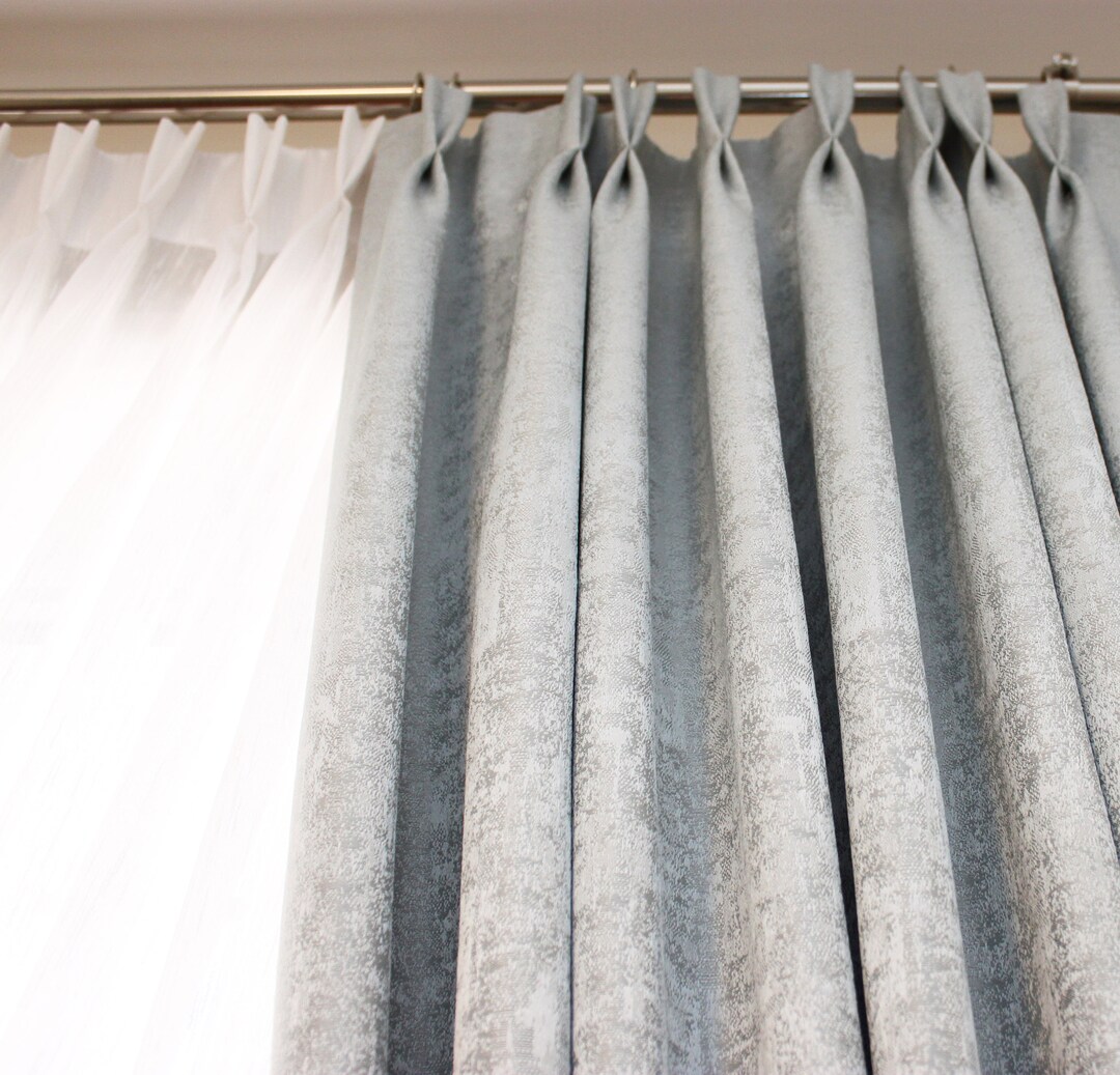 Custom Drapery Panels Acropolis, Drapery for Windows, Pinch Pleated ...