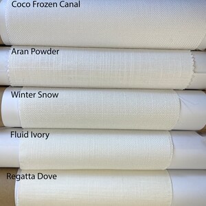 Custom Linen Roman Shade, Cream Camellia Border, Window Treatment - Etsy