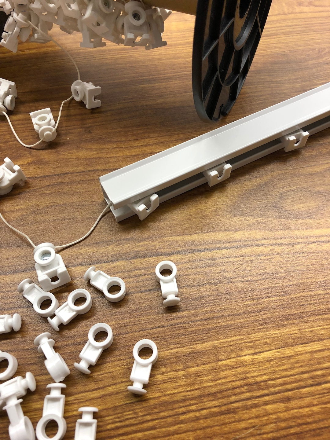 Custom Ripple Fold Style Hardware, S-fold Traverse Rod, Available in 2 ...